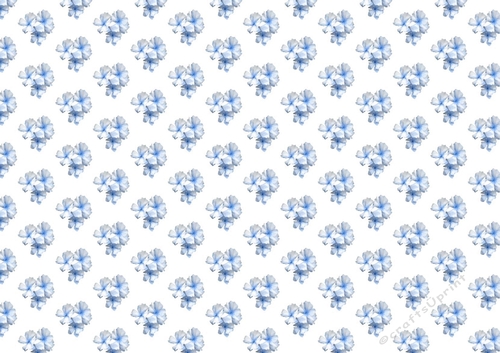 pretty blue flowers backing paper - CUP929398_415 | Craftsuprint