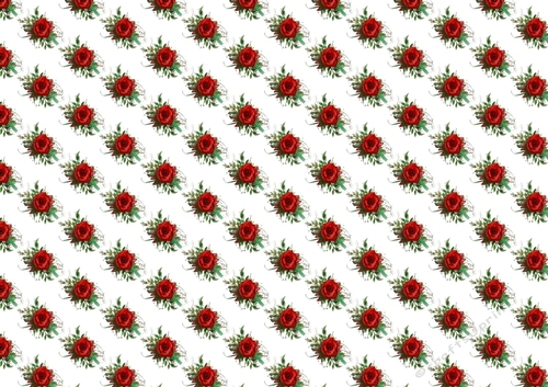 pretty red winter roses backing paper - CUP935592_415 | Craftsuprint
