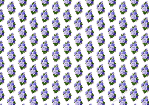 pretty vintage blue roses backing paper - CUP937676_415 | Craftsuprint