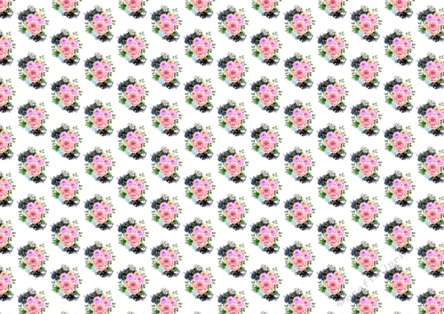 Pretty roses with berries backing paper - CUP957577_415 | Craftsuprint