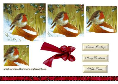 Cute Little Robin! Pyramid - CUP97685_415 | Craftsuprint