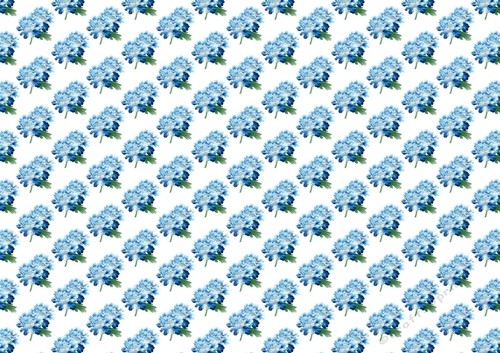 Blue flower (white small) backing paper (one) - CUP991141_415 ...