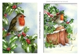 Robin with flowerpot in the snow pyramids - CUP745279_415 | Craftsuprint