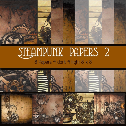 Steampunk papers 2 - CUP1184344_118574 | Craftsuprint