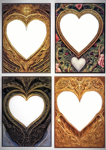 Heart Frames - CUP1185965_118574 | Craftsuprint