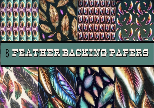 Feather Backing Papers - CUP1194703_118574 | Craftsuprint