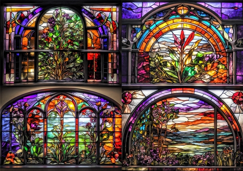 Stained Glass Window Backgrounds - CUP1294400_118574 | Craftsuprint