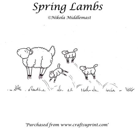 Spring Lambs - CUP411059_1006 | Craftsuprint