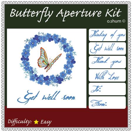 Get Well Soon - Butterfly - CUP324053_867 | Craftsuprint