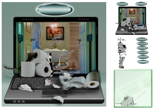 too many toilet rolls - CUP1046362_48749 | Craftsuprint