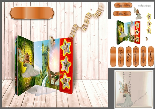 fairy pop-up book - CUP1139870_48749 | Craftsuprint