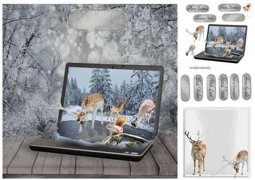 nature in a laptop - CUP1177651_48749 | Craftsuprint