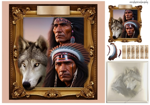 spirit of the wolf - CUP1203605_48749 | Craftsuprint