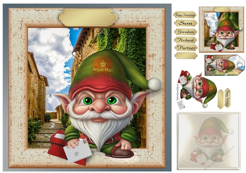 gnome postman - CUP1211869_48749 | Craftsuprint