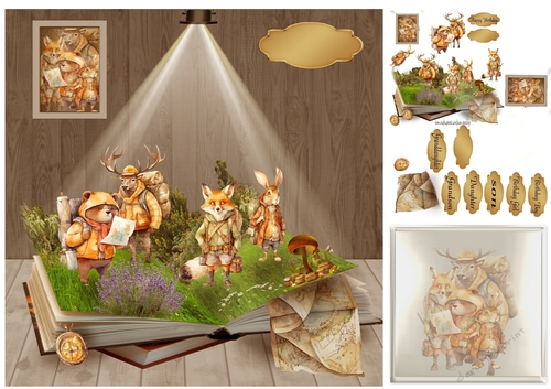 tales of the woodland adventure - CUP1212250_48749 | Craftsuprint