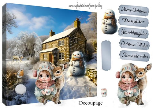 fun in the snow - CUP1217075_48749 | Craftsuprint