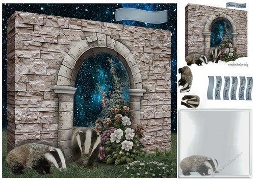 evening with the badgers - CUP1218065_48749 | Craftsuprint