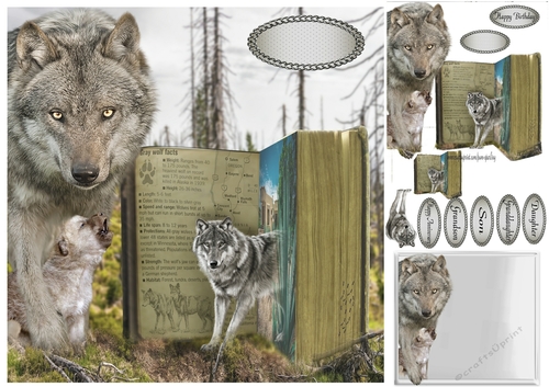 wolf - CUP1223524_48749 | Craftsuprint