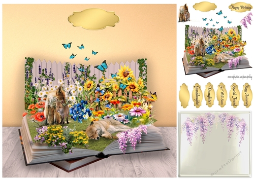 flower book - CUP1228636_48749 | Craftsuprint