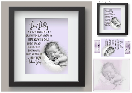 1st fathers day (pink) - CUP1307157_48749 | Craftsuprint