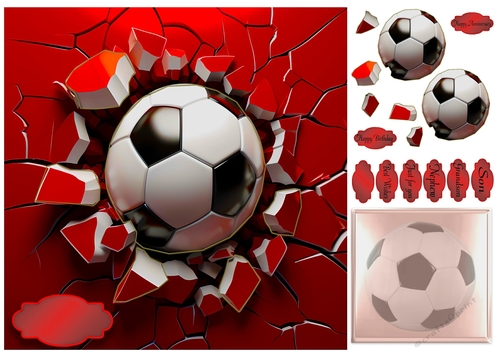 red ball through the wall - CUP1328858_48749 | Craftsuprint
