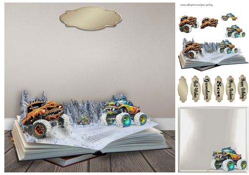 monster trucks - CUP1340365_48749 | Craftsuprint