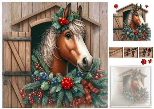 winter horse - CUP1347934_48749 | Craftsuprint