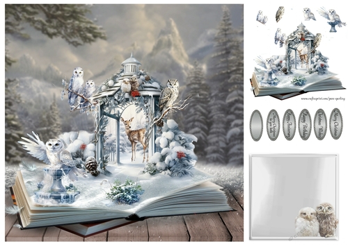 owls bath time - CUP1349321_48749 | Craftsuprint