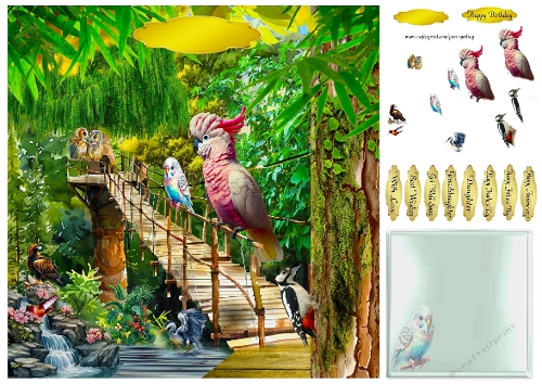 birds of the forest - CUP1364361_48749 | Craftsuprint