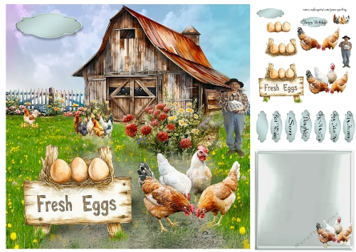 fresh eggs - CUP1365337_48749 | Craftsuprint