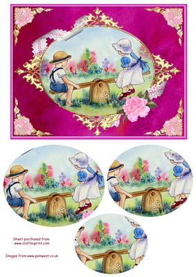 Victorian Children on a Seesaw - Step by Step Decoupage - CUP179166_117 ...