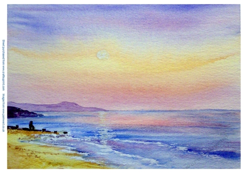 Sunset, Card topper/Designer Resource - CUP811526_117 | Craftsuprint