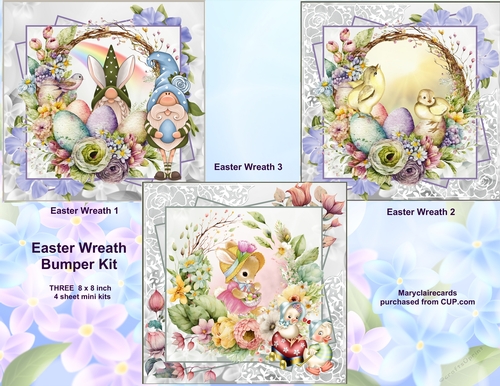 Easter Wreath Bumper Kit - CUP1196210_11517 | Craftsuprint
