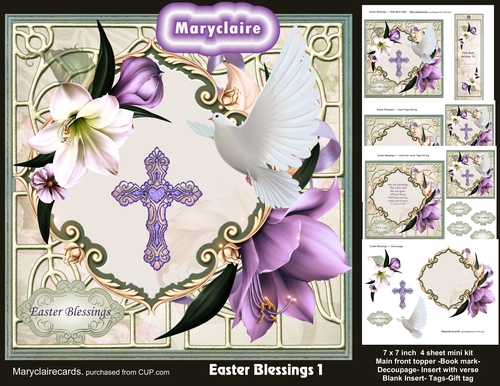 Easter Blessings 1 mini kit - CUP845963_11517 | Craftsuprint