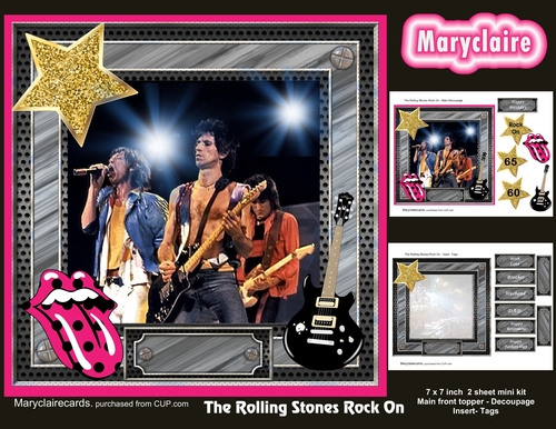 The Rolling Stones Rock On mini kit - CUP855621_11517 | Craftsuprint