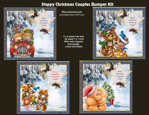 Happy Christmas Couples Bumper Kit - CUP898729_11517 | Craftsuprint