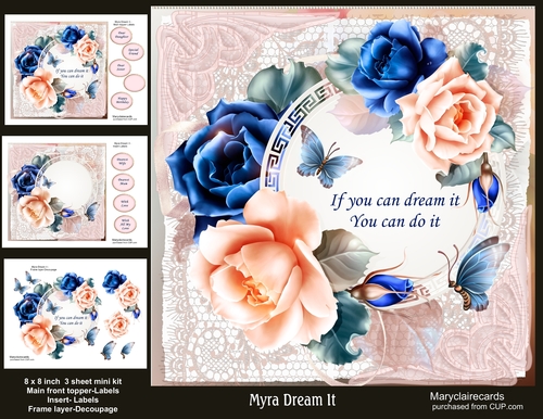 Myra Dream It mini kit - CUP900502_11517 | Craftsuprint