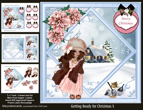 Getting Ready for Christmas 5 mini kit - CUP903875_11517 | Craftsuprint
