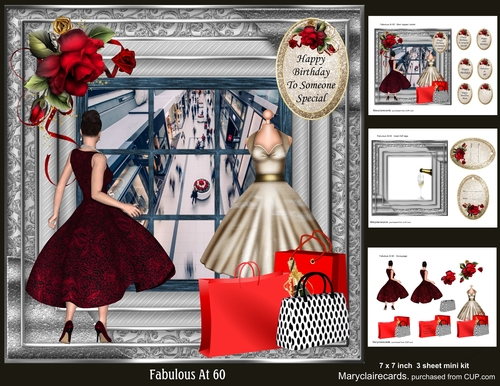 Fabulous At 60 - CUP943965_11517 | Craftsuprint