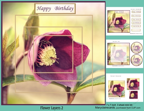 Flower Layers 2 - CUP966509_11517 | Craftsuprint