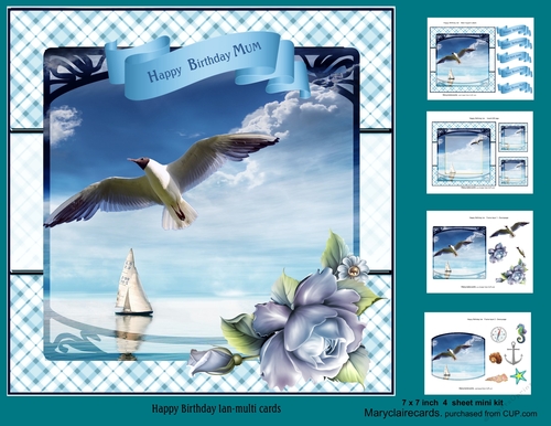 Happy Birthday Ian-multi card - CUP979591_11517 | Craftsuprint