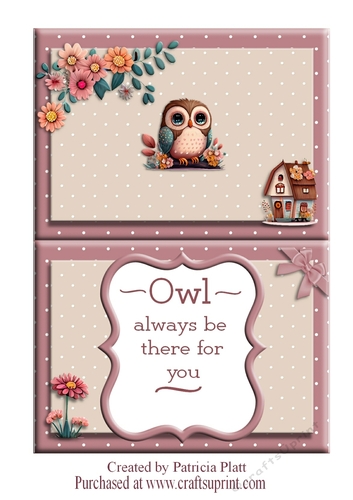 Owl ALways Be There for You Insert 5x7 - CUP1205261_1416 | Craftsuprint
