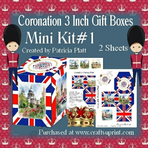 Coronation 3 Inch Gift Box Mini Kit Number 1 - CUP1211671_1416 ...
