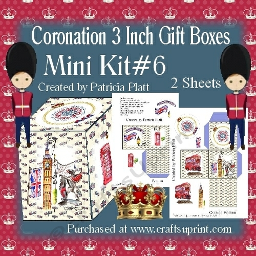 Coronation 3 Inch Gift Box Mini Kit Number 6 - CUP1211678_1416 ...