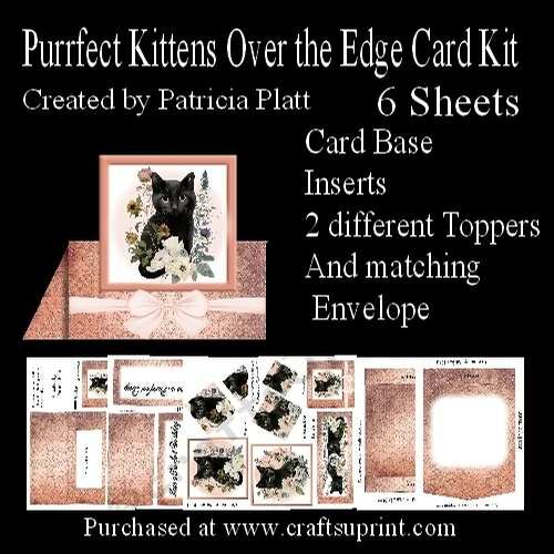 Purrfect Black Kitten Over The Edge Card Kit - CUP1213458_1416 ...