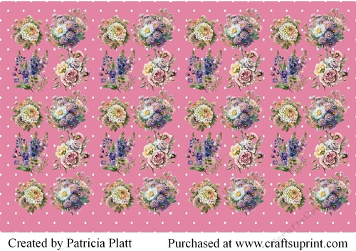 Flowers Backing Paper#2 - CUP1215528_1416 | Craftsuprint