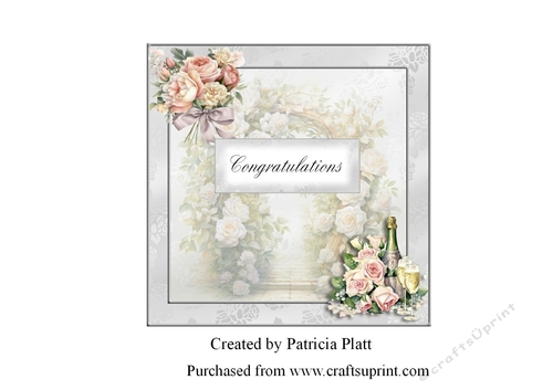 Wedding Insert Congratulations - CUP1233074_1416 | Craftsuprint