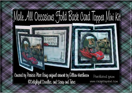 Male All Occasion Card Topper Mini Kit - CUP547870_1416 | Craftsuprint
