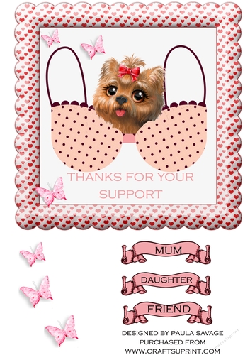 Support Bra Dog - CUP1042558_103776 | Craftsuprint