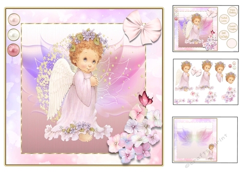 Little Pink Angel Mini kit - CUP1001644_16808 | Craftsuprint